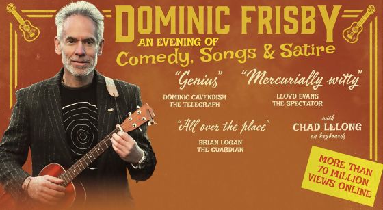 Dominic Frisby: An Evening of Comedy, Songs and Satire | The Stables